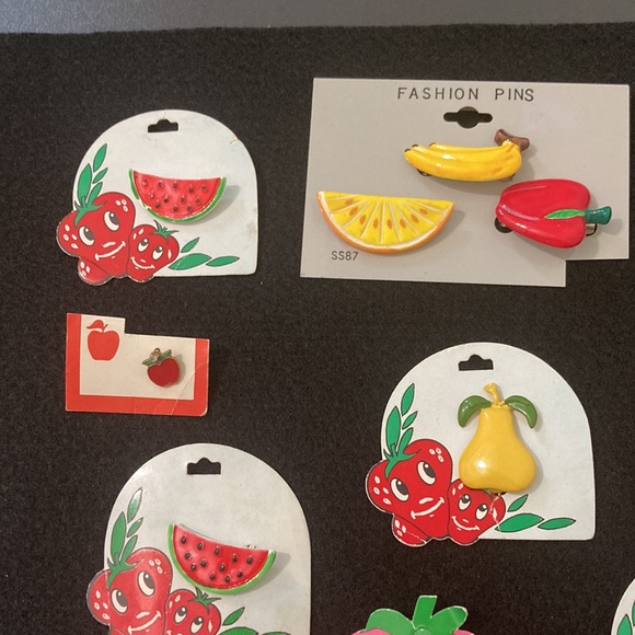 Jewelry | Fruit Pins | Poshmark